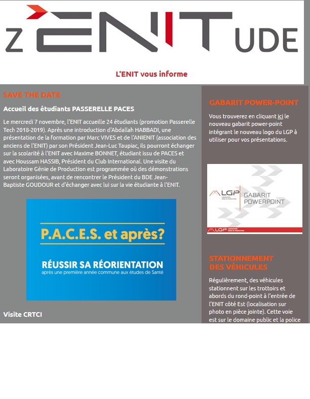 Le dernier ZENITUDE est disponible