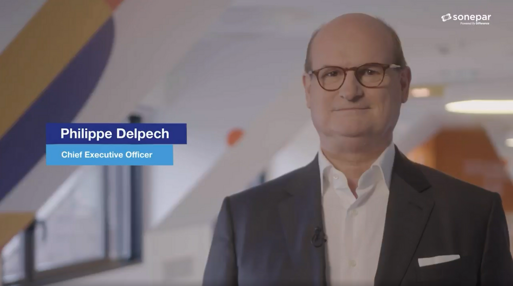 Philippe Delpech (18) présente les résultats 2022 de Sonepar