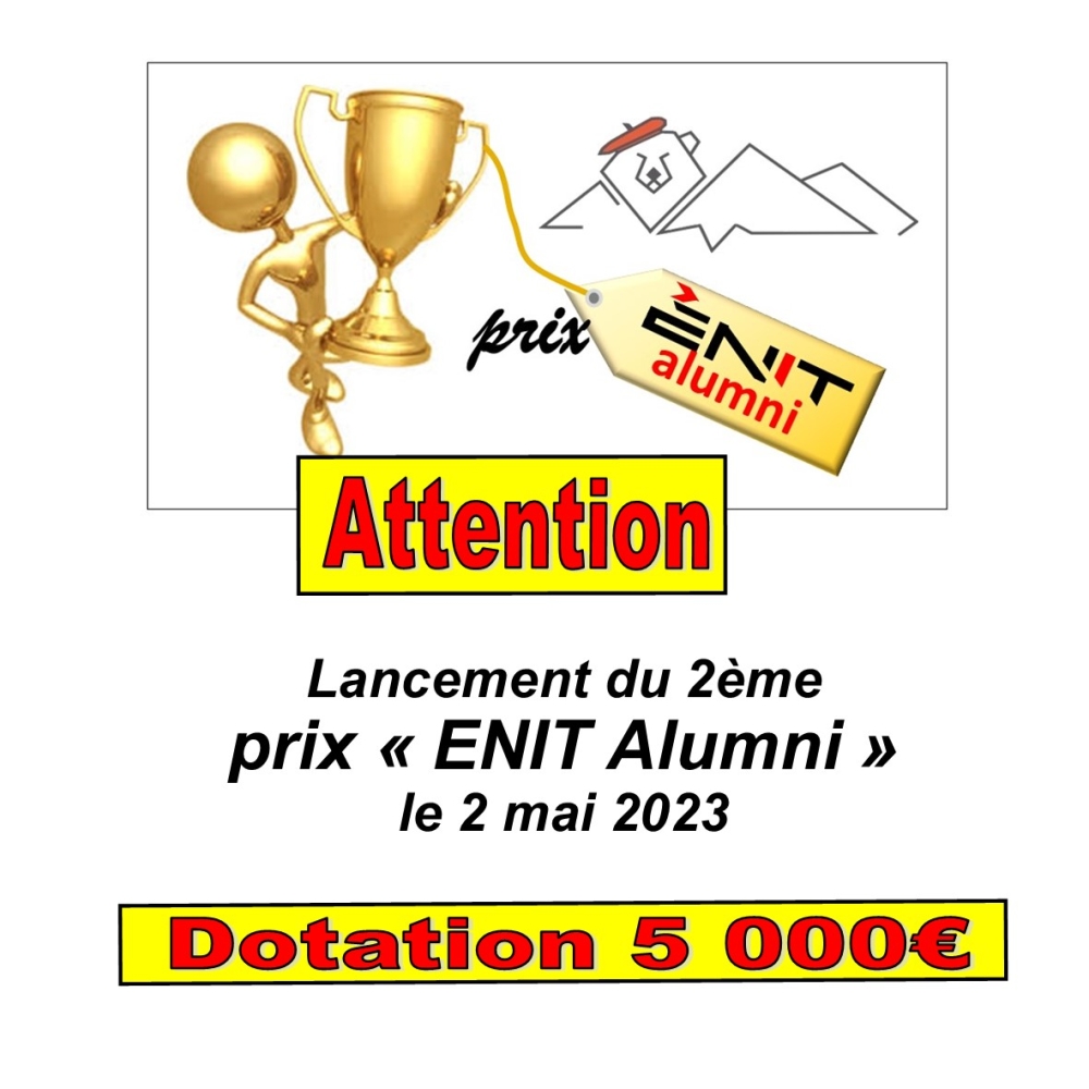 Lancement du prix ENIT Alumni le 2 mai 2023